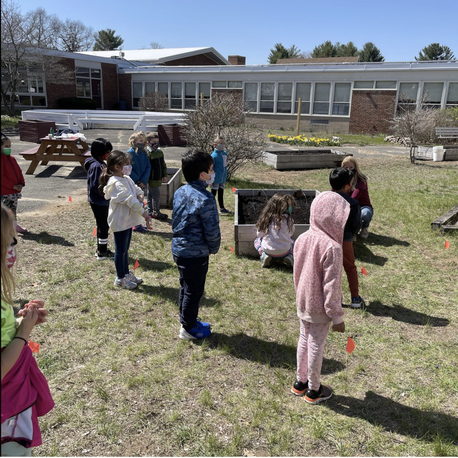 Planting at South Row! - South Row Elementary School