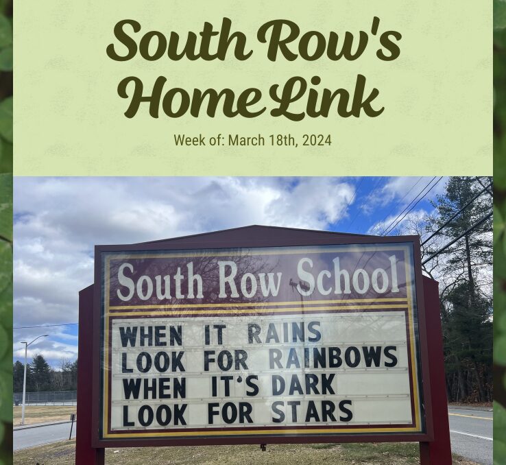 South Row Elementary School Home Link: March 18, 2024 - South Row ...